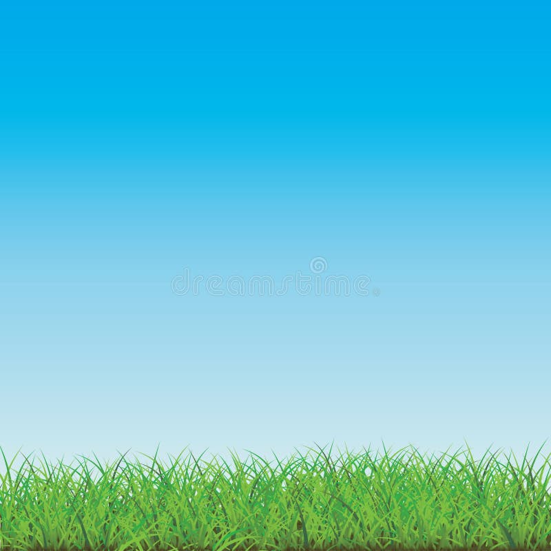 Blue Field Green Sky Vector 向量例证 - 插画 包括有 空白, 阳光: 6985786