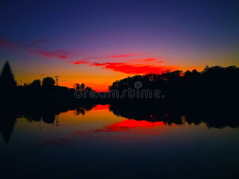 Blue fier stock image. Image of reflection, fier, blue - 153594903