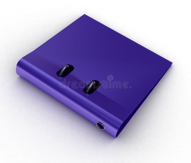 Blue file , binder stock illustration. Illustration of archives - 10512365