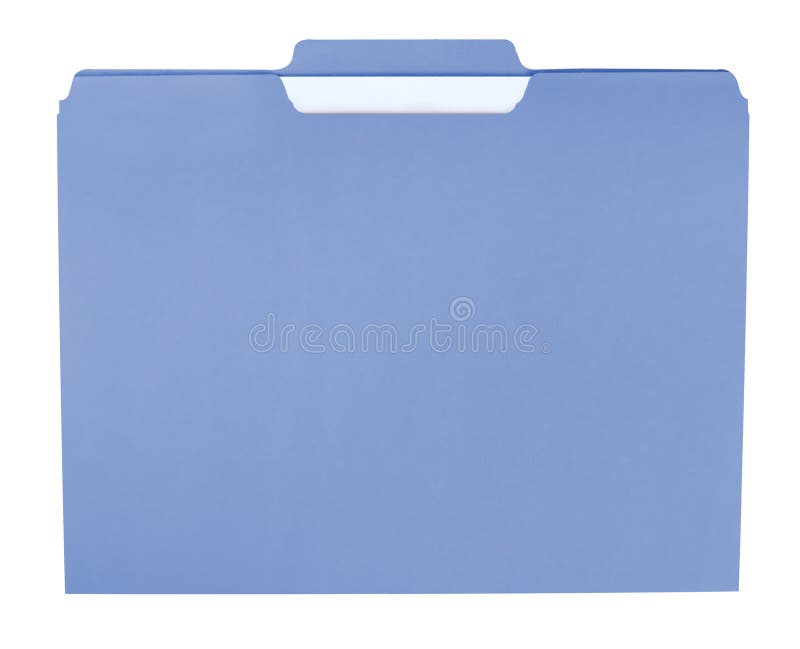 Blue File Folders stock image. Image of folder, stationary - 22174815