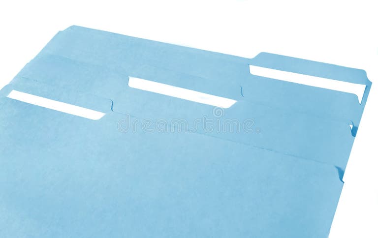 Blue File Folders stock image. Image of folder, stationary - 22174815