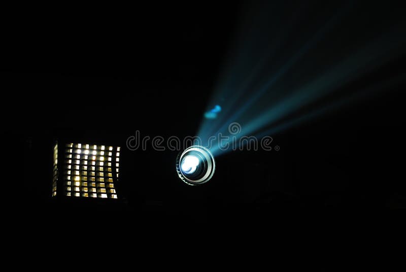 Vintage Film Projector and Film Screening Stock Photo - Image of cinema ...