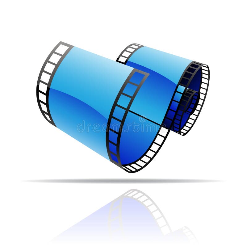 Vector Film Strip stock vector. Illustration of exposure - 26057571