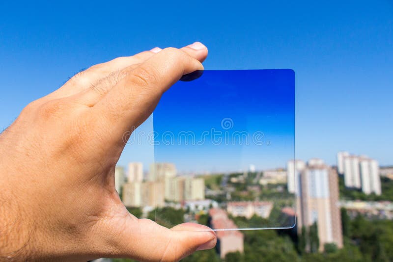 Blue filter stock photo. Image of polarizing, view, black - 56985396