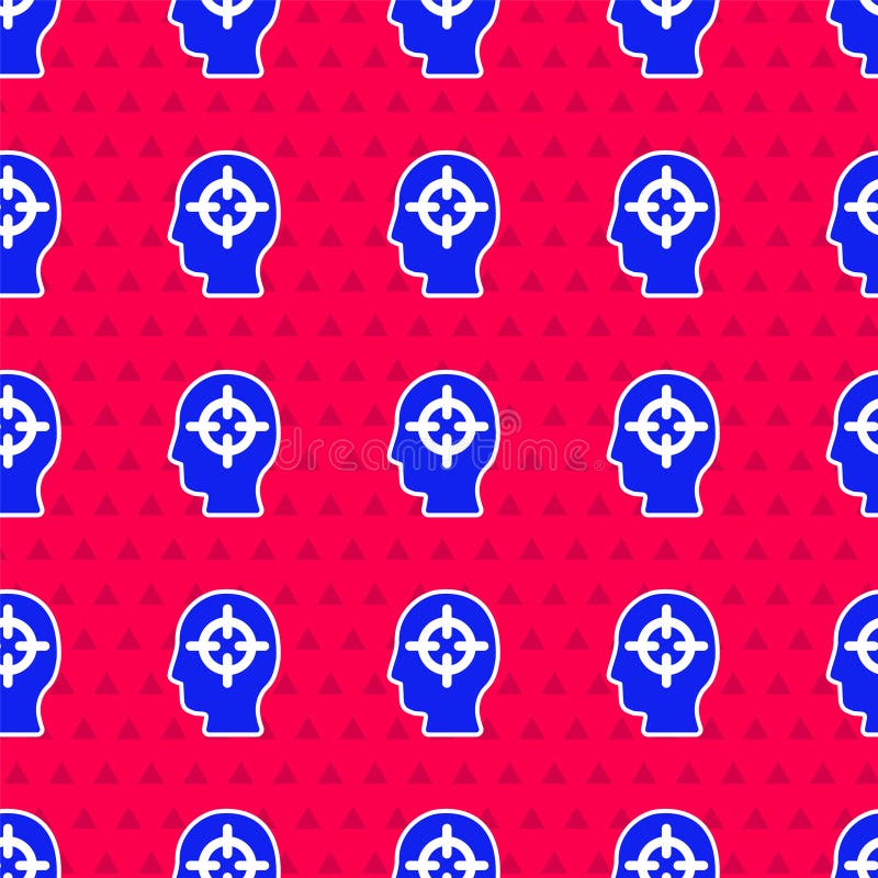 Blue Psychology Icon Isolated on White Background. Psi Symbol Stock ...