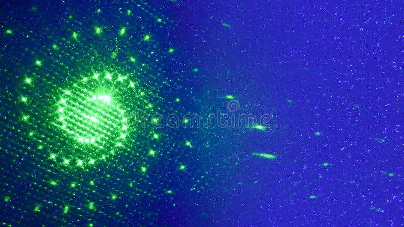 On a Blue Fine-grained Gradient Background, Moving Multi-colored ...