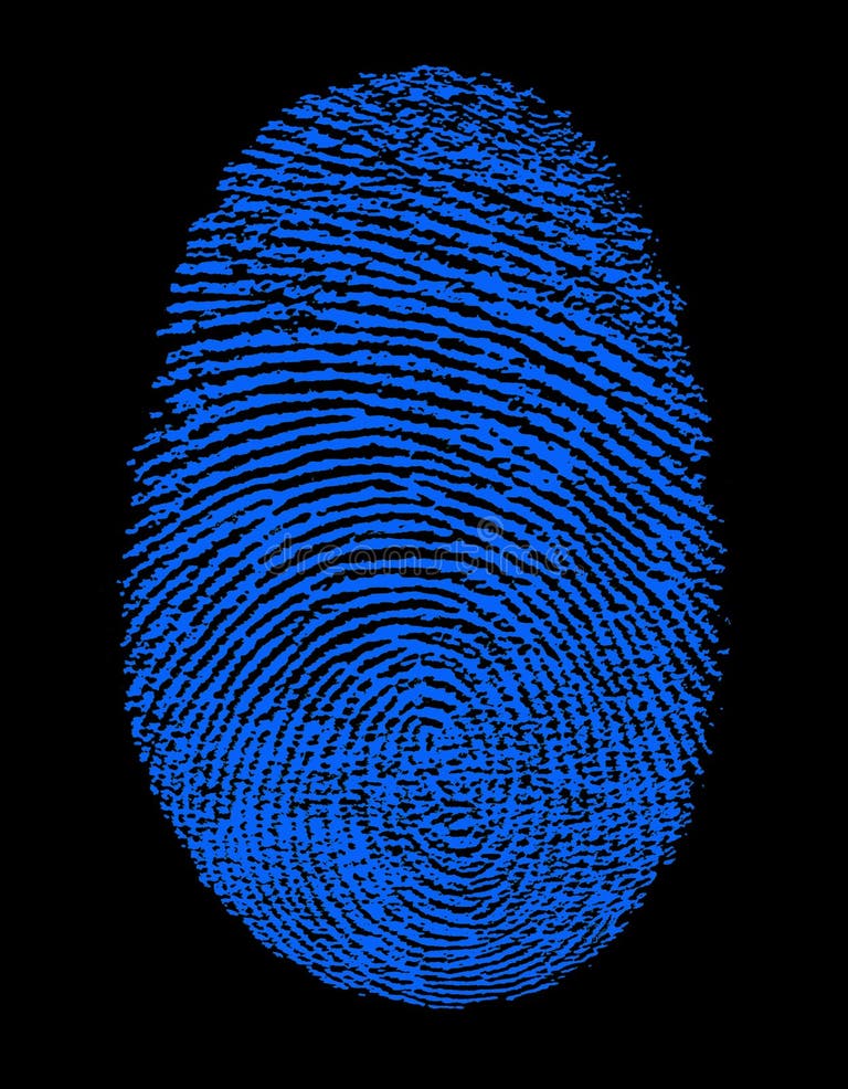 525 Blue Fingerprint Black Background Stock Photos - Free & Royalty ...