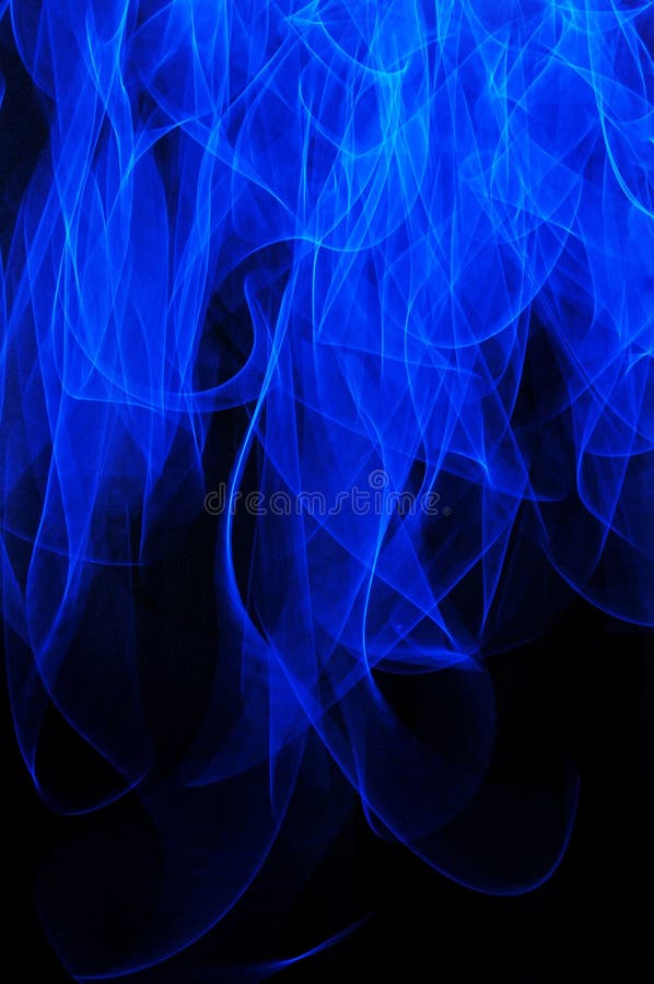 Blue Fire stock image. Image of combustion, shape, detail - 22835285
