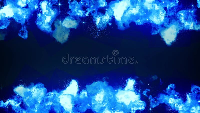Blue Fire Versus Interface Background Loop Animation Stock Footage ...