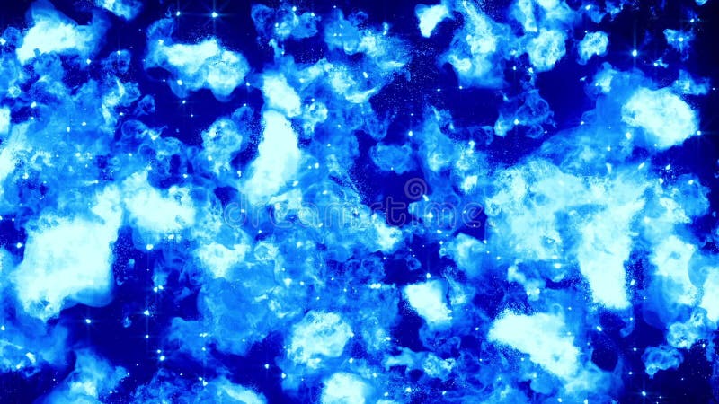 Blue Fire Ball Explosion Flame Loop Animation Stock Footage - Video of ...