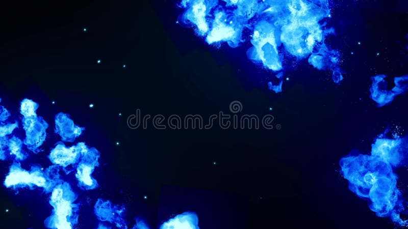 Blue Fire Versus Interface Background Loop Animation Stock Footage ...