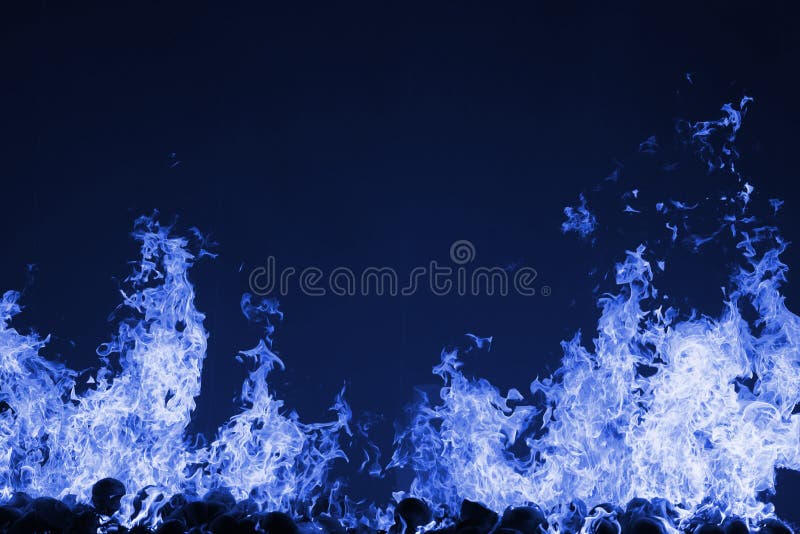 Blue fire burning stock image. Image of culture, asian - 53128167