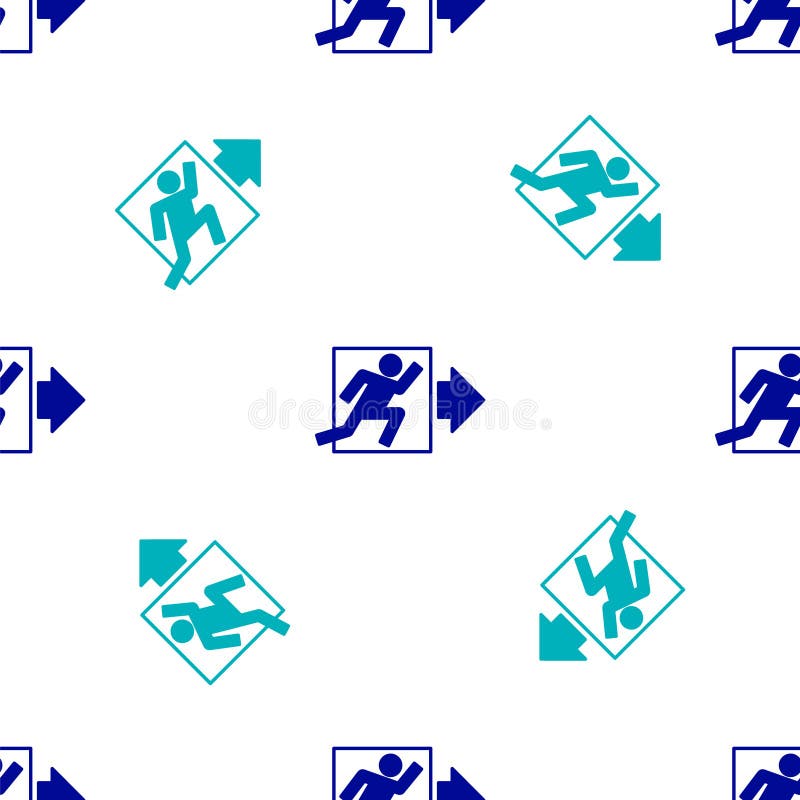 Blue Fire Protection Shield Icon Isolated on Blue Background. Insurance ...