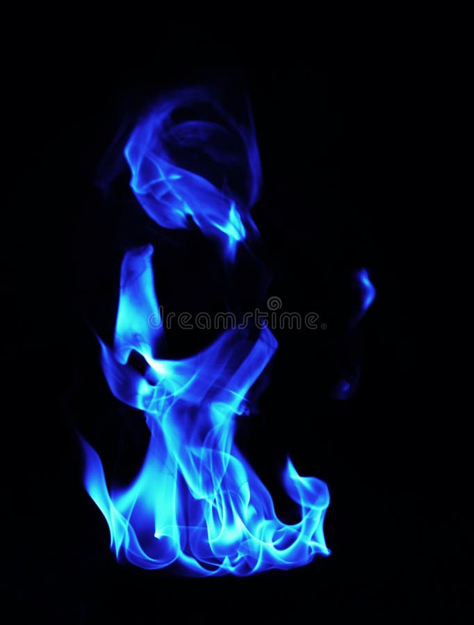 Blue Fire flames stock photo. Image of campfire, fire - 49856898