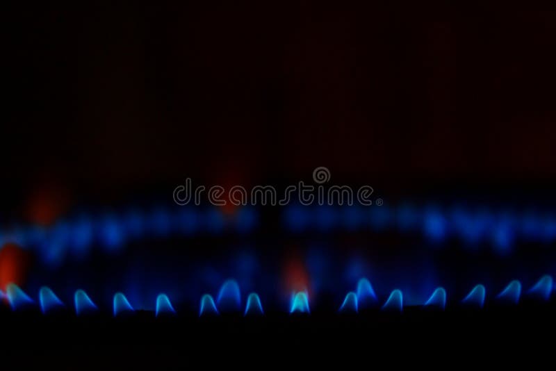 Blue Fire stock photo. Image of cook, circle, design - 155550766