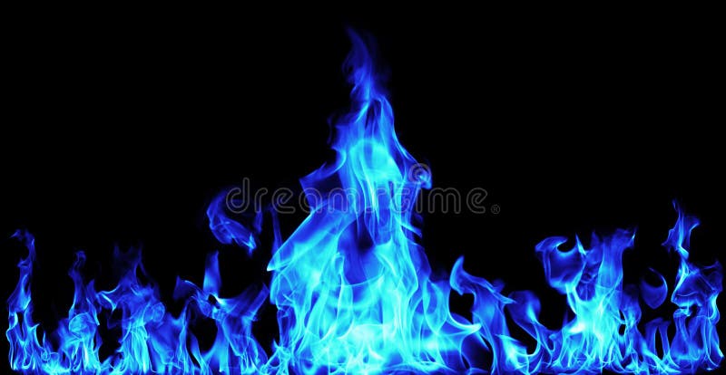 Blue flames stock photo. Image of burning, blue, fire - 4737564