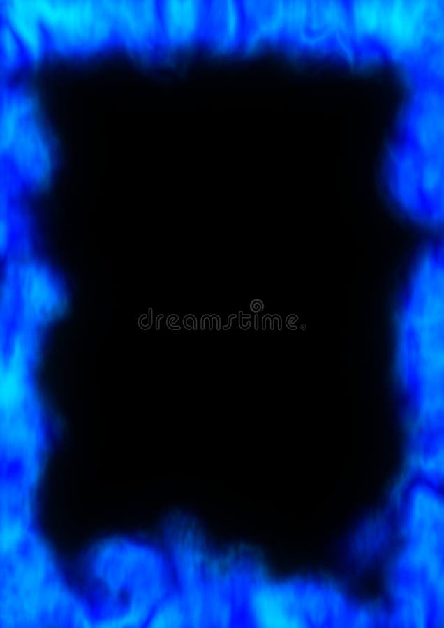 Blue Fire frame stock image. Image of extirpate, fervor - 48958159