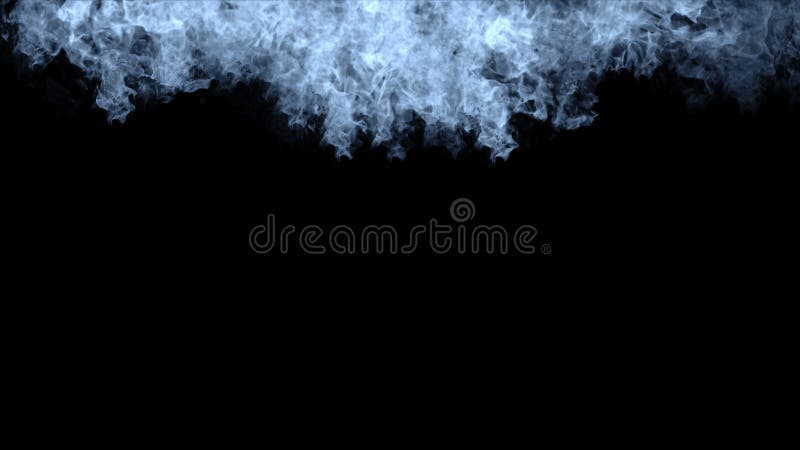 Perfect Blue Fire Particles Embers Sparks on Isolated Black Background ...