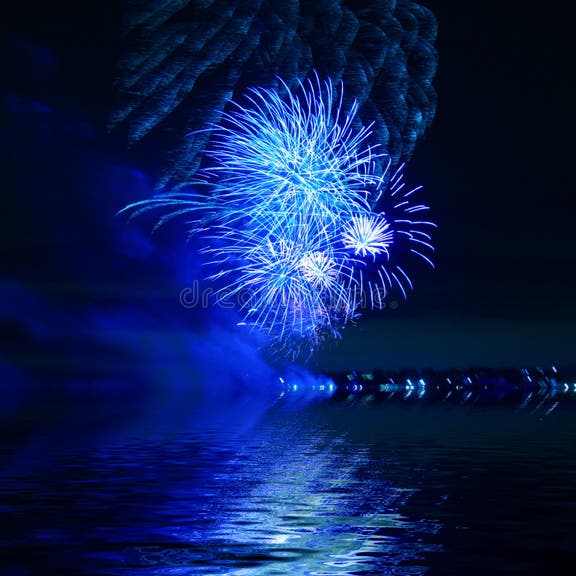 Blue Firework stock image. Image of firework, celebratory - 27920735