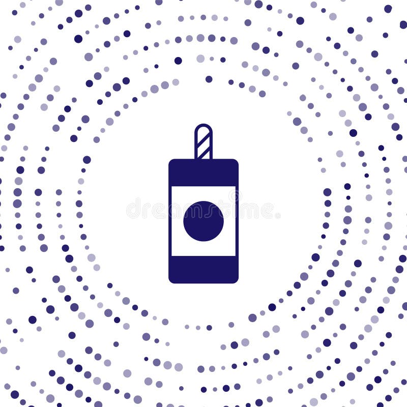 Blue Firework Icon Isolated on White Background. Concept of Fun Party ...