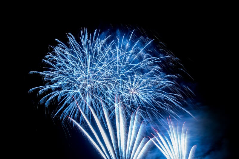 Colorful Fireworks Display Border Stock Photo - Image of independence ...