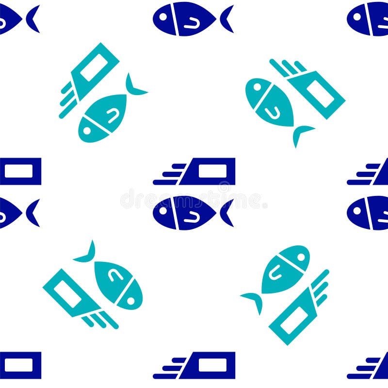 Seamless Fish Chips Pattern Stock Illustrations – 134 Seamless Fish ...