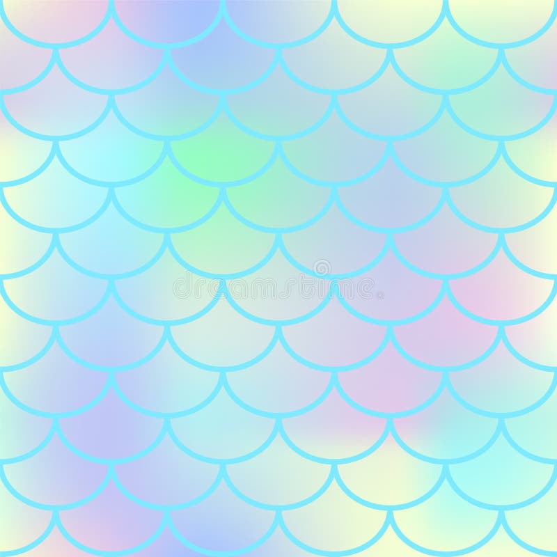 Pale Fish Scale Seamless Pattern. Square Fishscale Swatch Texture or ...