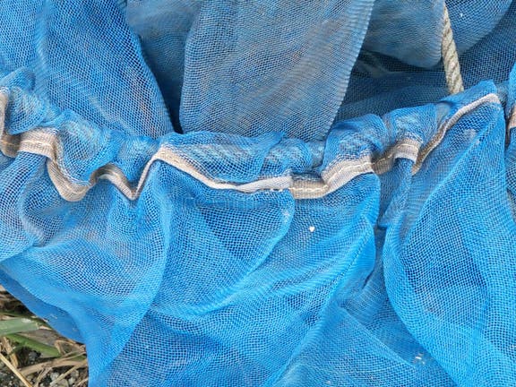 Blue fishing net texture stock photo. Image of white - 369763800