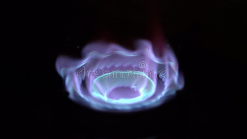 Blue Flame of Galaxy Energy. Flow of Energy, 3D Animation. Cosmic ...