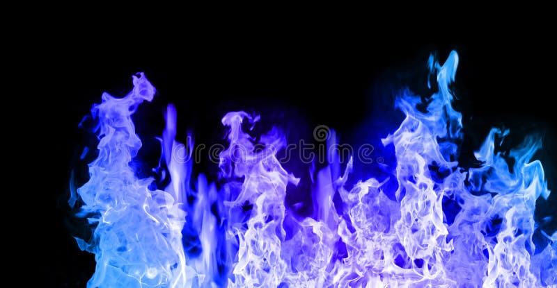 Blue Flames stock image. Image of ignite, inferno, raging - 5558051