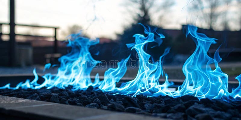 Blue Fire Flames. Blue Flames of Fire Background Texture Stock ...