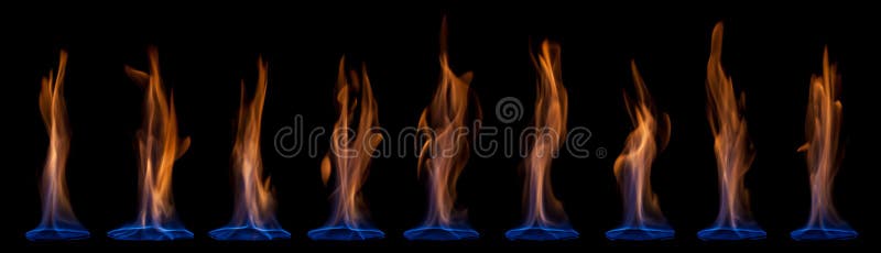 Blue flames stock image. Image of colors, surgical, closeup - 58786331
