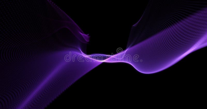 A Blue Flap of Stretchable Light Fabric Fluttering in the Wind. Stock ...