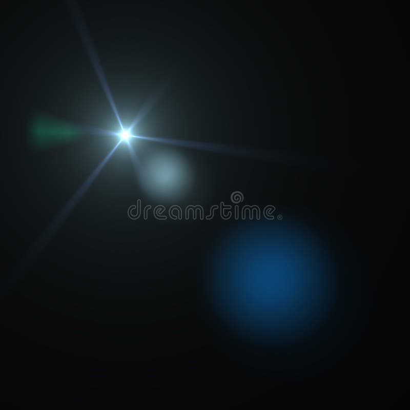 Blue flare stock vector. Illustration of light, flash - 29040432
