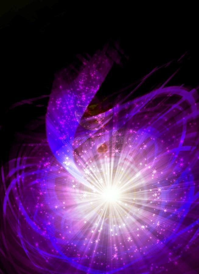 Blue flash on a dark stock illustration. Illustration of light - 12599336