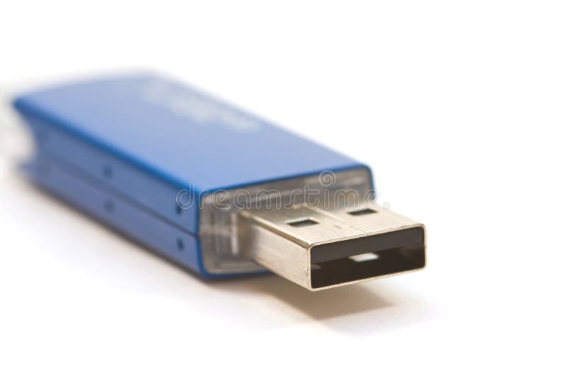 Blue Flash Drive Picture. Image: 5142896