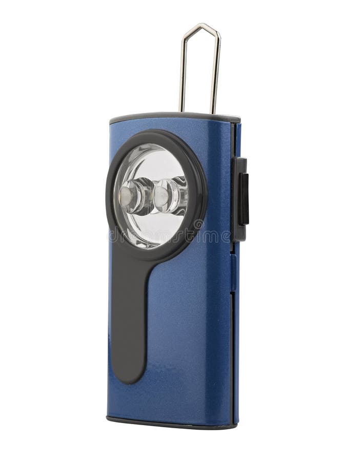 Blue Flash Light isolated stock image. Image of isolated - 24836539