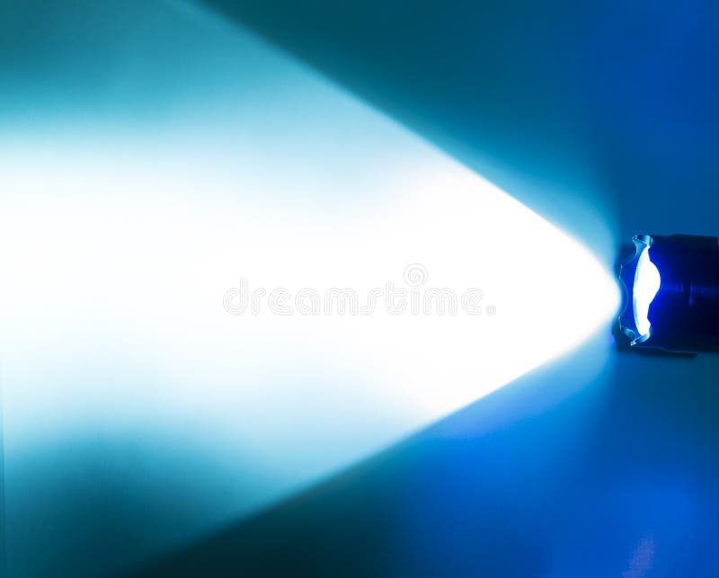 Blue Flash Light of the Torch Stock Image - Image of shine, background ...