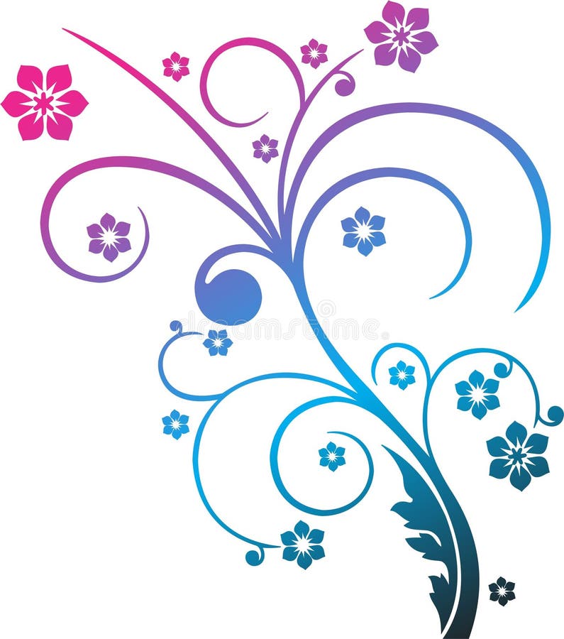 Beautiful Floral Spring Backgrounds Vector CDR X6 Stock Vector ...