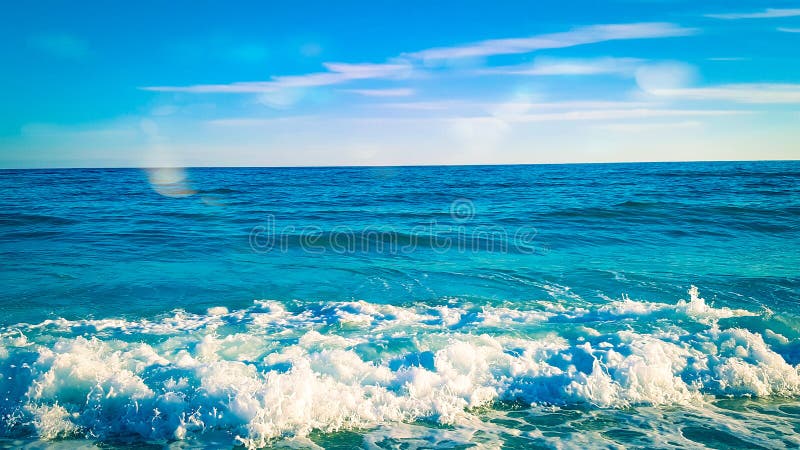 Blue Florida Ocean stock photo. Image of edit, florida - 170880324