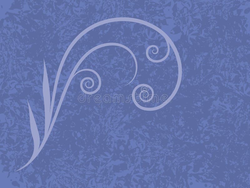 Blue Flourish stock vector. Illustration of pattern, abstraction - 3551098