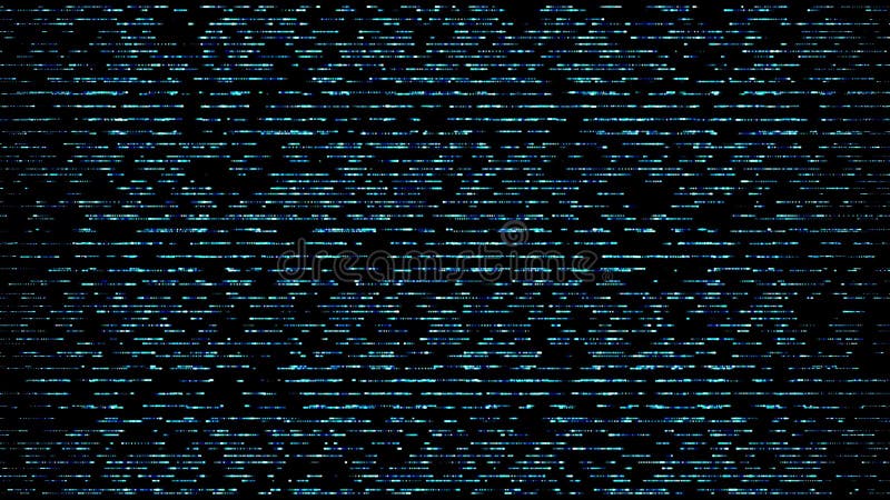 Blue Flow Of Data Strings Abstract Big Data Visualization Information Code Representation