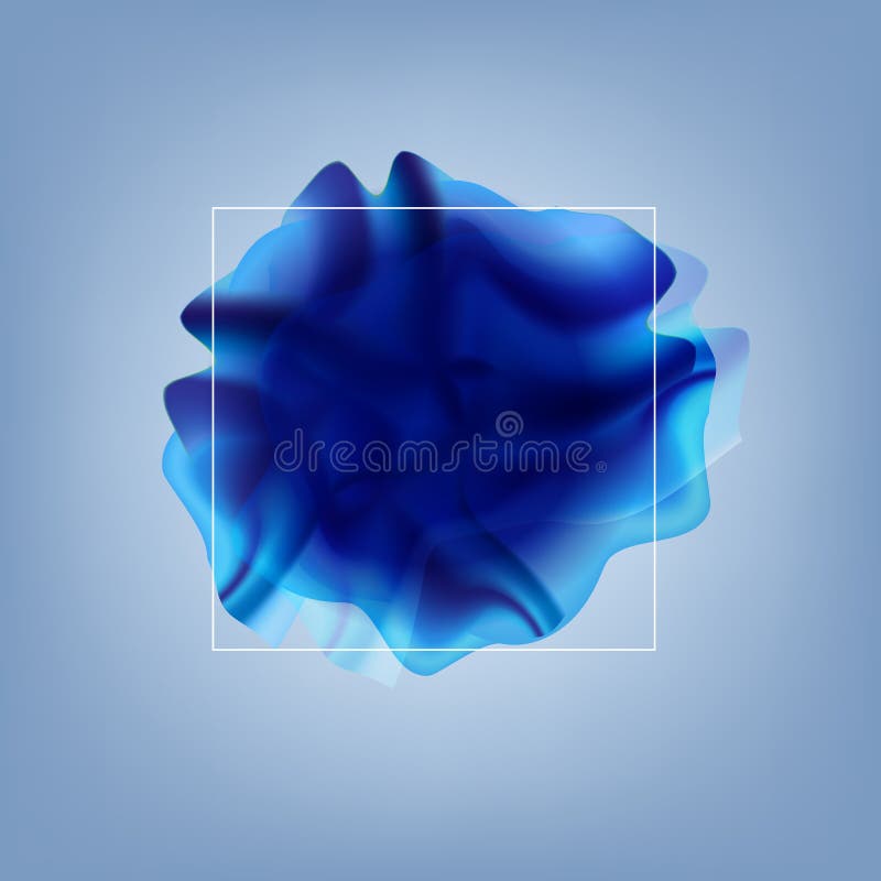 Blue Flow Poster with Line Banner Stock Vector - Illustration of blue ...