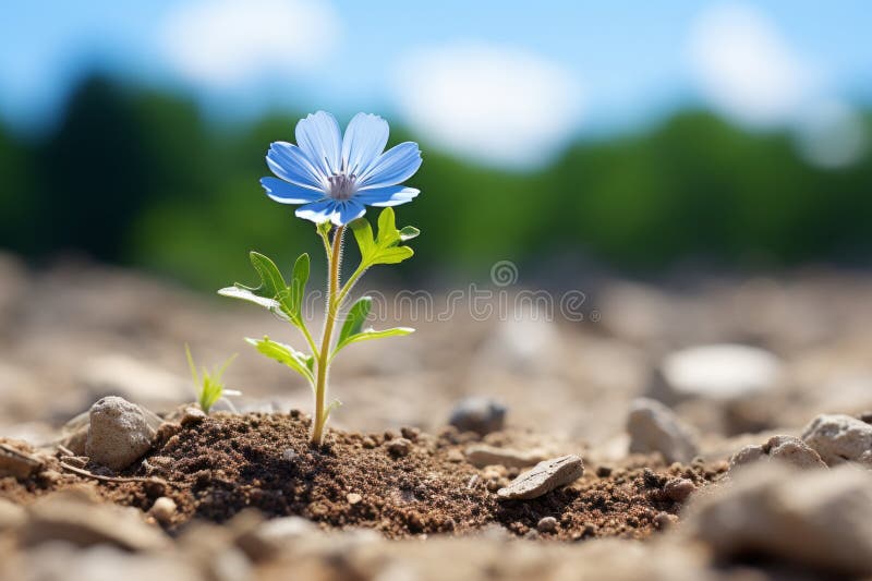 Flower Growing Out Ground Stock Illustrations – 1,133 Flower Growing ...
