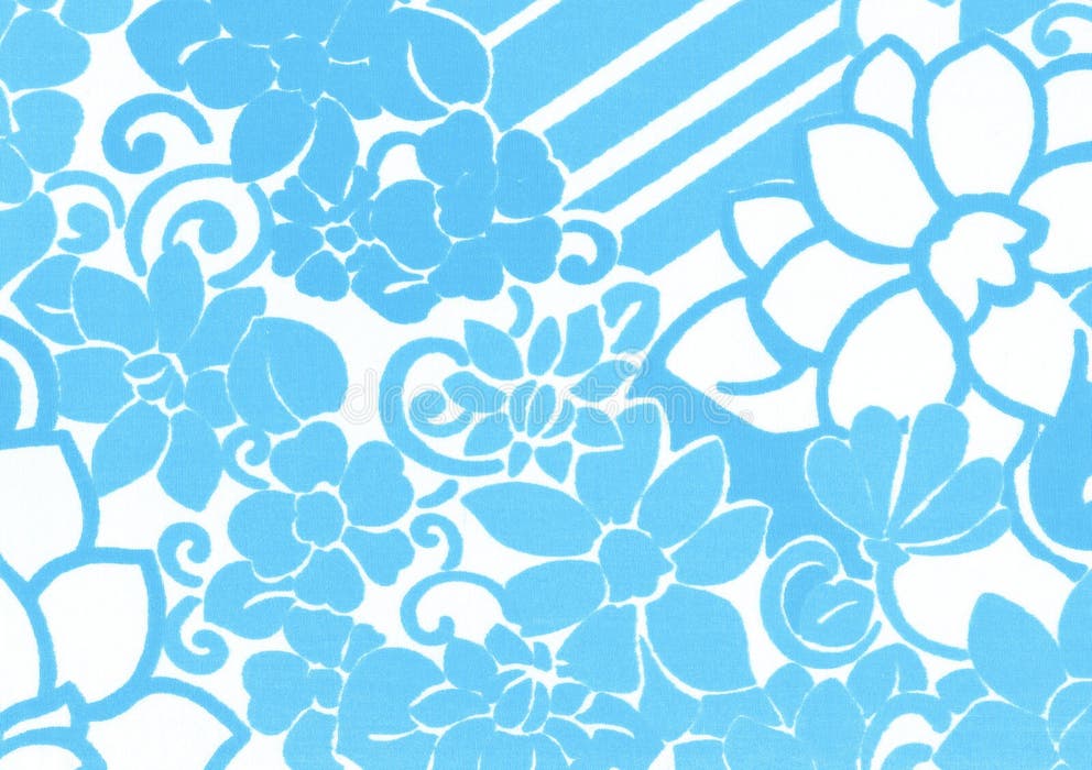Hawaiian Flower Pattern Blue White Stock Illustrations – 2,699 Hawaiian ...