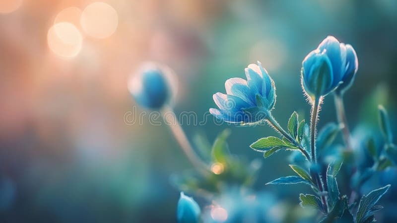 Blue Flowers Blooming in the Spring Symbolize Authentic Love and ...