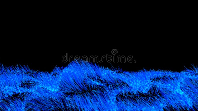 Blue Flowing Dust Particles Wave Moving Digital Background Stock ...