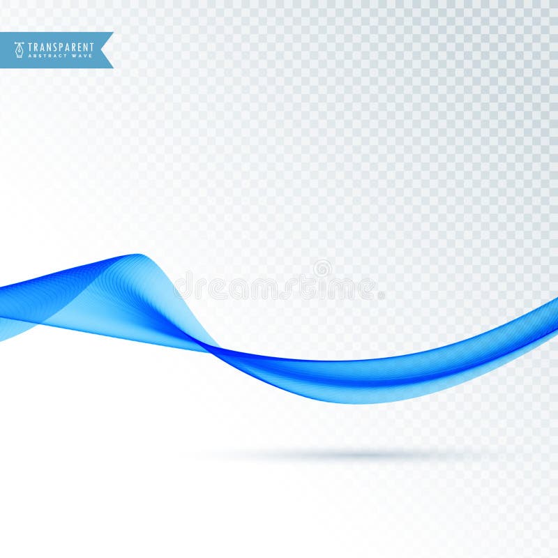 Blue Flowing Smooth Wave Vector Background Stock Vector - Illustration ...