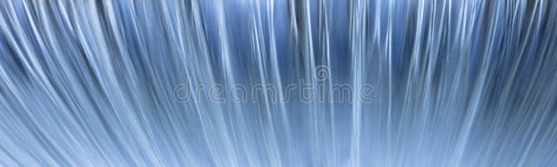 Blue Flowing Water Banner, Waterfall Banner Stock Image - Image of ...
