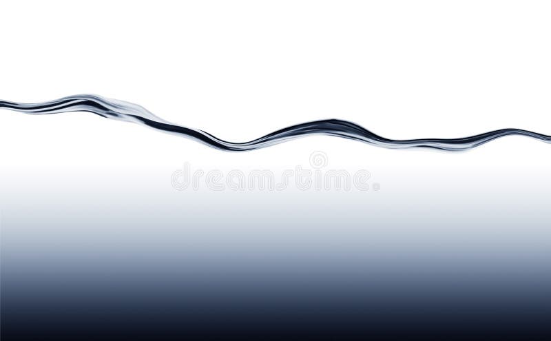 Blue Flowing Water Wave with Deep Water Gradient Stock Photo - Image of ...